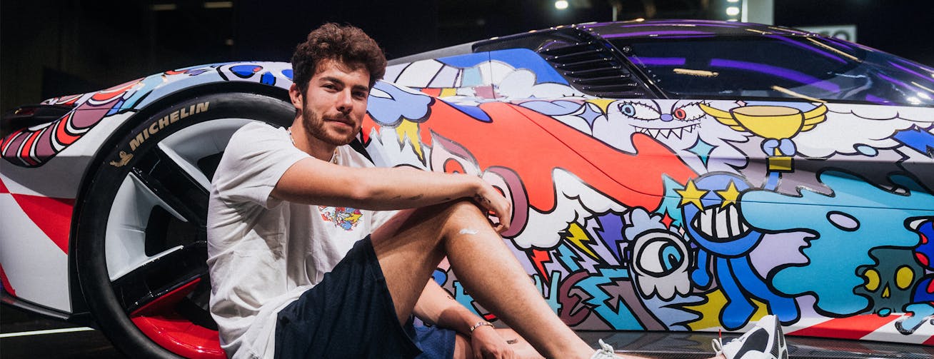 Meet Vexx and the hand-painted Porsche Vision GT